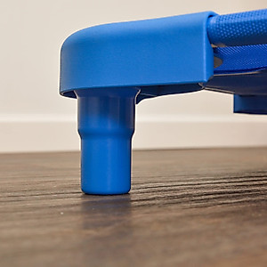 Children’s Factory Value Line Nap Cots, Kids Daycare and Preschool Sleeping Cot, Standard Size, Set of 4, Blue