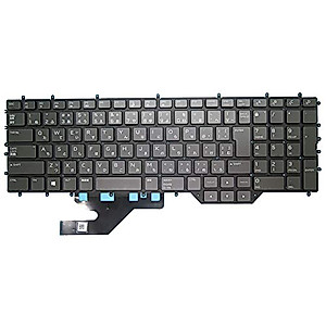 Laptop Keyboard for Alienware Area-51m R2 Japanese JP JA Black Without Backlit New