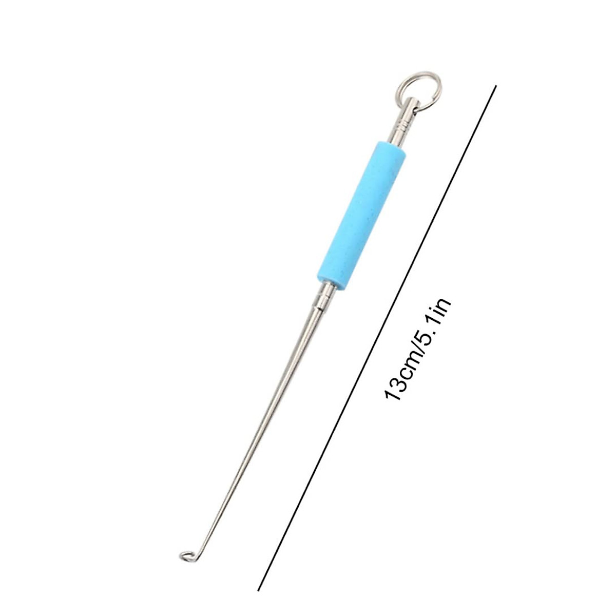 KUYYFDS 3Pcs Portable Fish Hook Remover Powerful Hook Detacher Disgorger Puller Hook Removal Tool with Silicone Handle Fishing Accessories Hook Supplies Fishing Pliers Tools