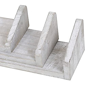 LIANTRAL Floating Wall Shelves, Set of 3 Wall Mounted Solid Wood Shelves, Floating Shelves for Bedroom Bathroom Living Room Kitchen, Shelves for Wall Decor Hanging Shelves