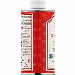 La Tourangelle, Toasted Sesame Oil, Great for Cooking, Add to Noodles, Stir-Fry, Vegetables, Vinaigrettes, and Marinades, 16.9 Fl Oz