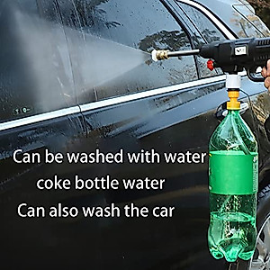 Cordless High Pressure Washer, 48V 30Bar Portable Electric Washer with Adjustable Nozzle, Built-in Battery Powered Electric Cleaner, Suitable for Washing Cars, Fences, Gardens