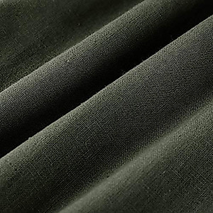 UQGHQO 2023 Pants Work Pants for Women Women's High Elastic Waistband Wide Leg Palazzo Culotte Gaucho Capri Pants (S~5XL) Army Green