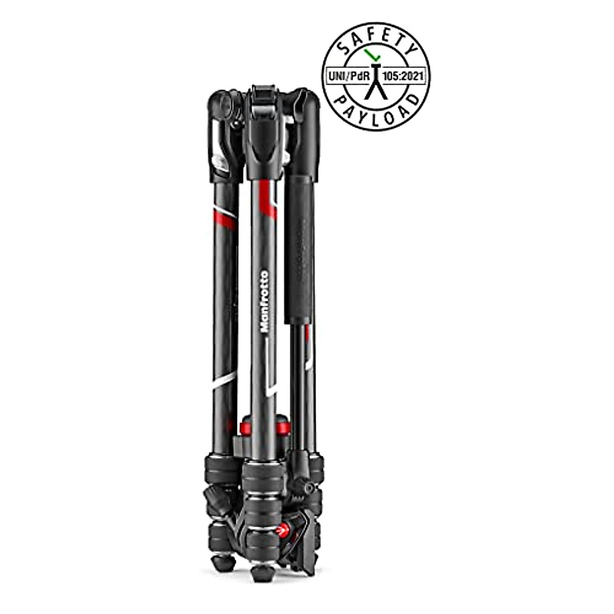 Manfrotto MVKBFRTC-LIVEUS Befree Live Carbon Fiber Video Tripod Kit with Fluid Head, M-Lock Twist Leg Locks, Black