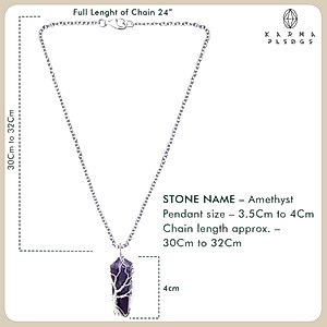 Handcrafted Crystal Pendant & Necklace; Spiritual Healing Crystal Necklace Pendant; Crystal Jewellery Protection Necklace (Rose Quartz, Amethyst, Green Aventurine, & Black Obsidian Double Point