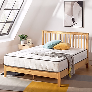 Mellow 10 Inch Classic Bonnell Spring Mattress, Comfort Foam Top with Innerspring Base, CertiPUR-US Certified Foam, Twin, White