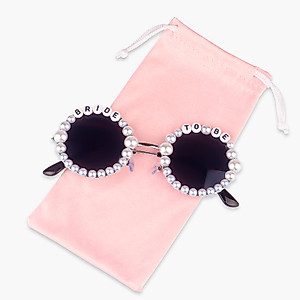 JUSTOTRY Bride Sunglasses For Bachelorette - Bride To Be Sunglasses For Bachelorette Party Gifts Accessories Party Favors