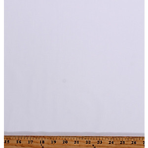 Triumph White 60" Wide Polyester/Cotton Fabric by The Yard (T011-1387-WHITE)