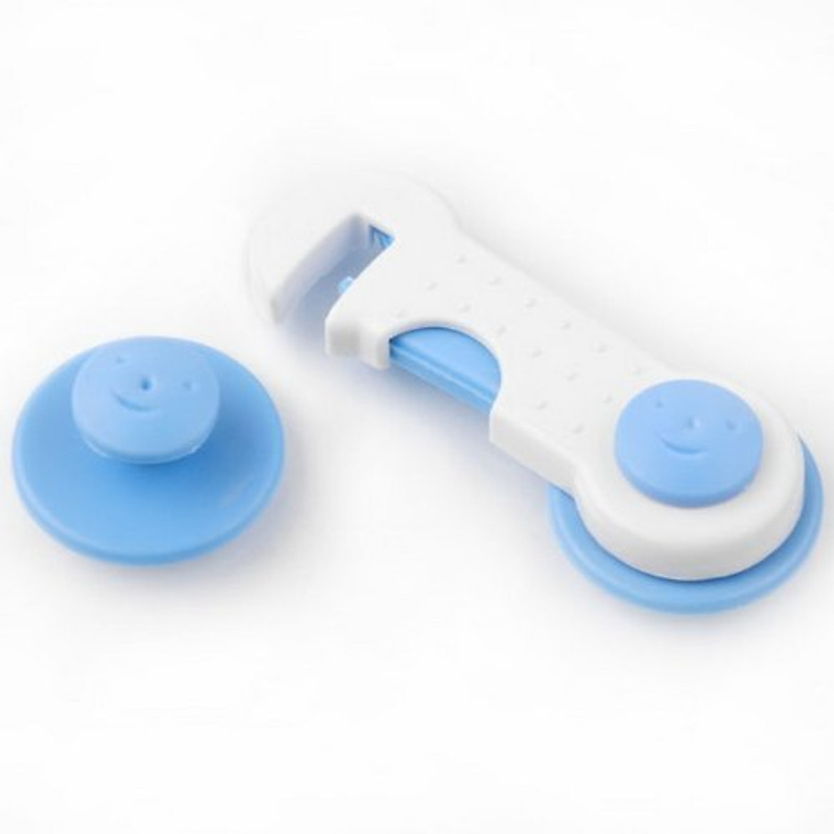 vanki 5 PCS Blue Adhesive Kids Baby Child Safety Cabinet Door Fridge Drawer Cupboard Locks