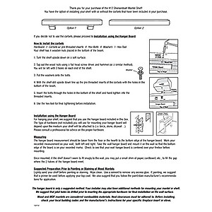Pearl Mantels 412-60-50 Shenandoah Pine 60-Inch Fireplace Mantel Shelf, Rustic Medium