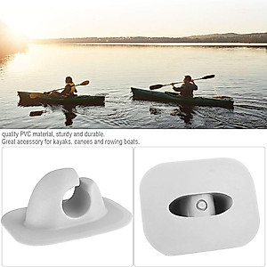 Alomejor Kayak Paddle Holder Plastic Kayak Paddle Clips Oar Keeper for Kayaks Canoes Rowing Boats