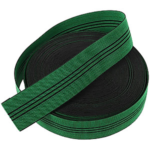 FUNSUEI 3 Rolls 2 Inches x 65.6 Feet Sofa Elastic Webbing Stretch Latex Band, Flexible Chair Webbing, Elastic Webbing Rolls for Sofa, Couch Chair Furniture Repair DIY Stretchy Spring Alternative