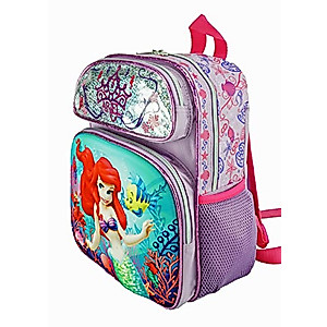 Ruz The Little Mermaid Ariel Medium 3-D EVA Molded 12 Inch Backpack