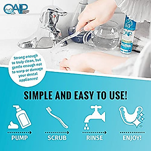 Orthodontic Cleaner by OAP Cleaner | Retainer Cleaner, Denture Cleaner, and Mouth Guard Cleaner | 60 Second Gel Cleanser | Paraben, Sulfate and Triclosan Free | 60 mL Bottle