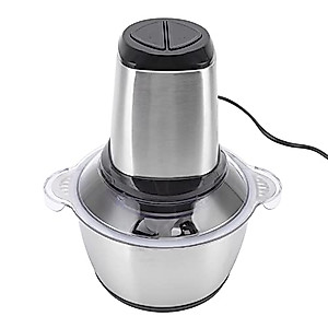 Meat Mincer, Braking Function Two Level Meat Grinder 2L for Kitchen for Home (US Plug 100-120V)