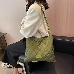 Hobo Bag Handbag for Women Tote Bag Lady Shoulder Bag for Girls Great Gift (green)…