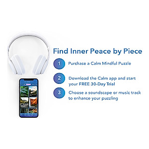 Spin Master 300-Piece Calm Jigsaw Puzzle for Relaxation, Stress Relief, and Mood Elevation, for Adults and Kids Ages 8 and up, You Belong Here