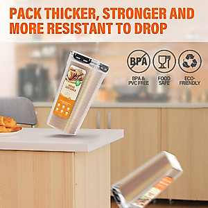 TIME4DEALS Bread Box Pack of 2 Bread Container - Fresh Bread Storage Container Plastic Bread Keeper with Airtight Lid, Sandwich Bread Dispenser Loaf Storage Saver for Kitchen Home, BPA Free, 5 Liter