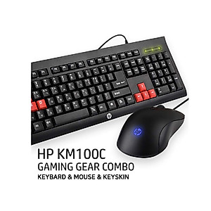 Gaming Wire Keyboard + Mouse + Keyskin, Silicon Keyboard Cover