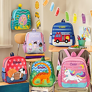 Let's Make Memories Personalized Just For Me Backpack - Back to School - Kid’s Backpack - Tote School Supplies - For School, Sleepovers - Ballerina Design - Customize Name