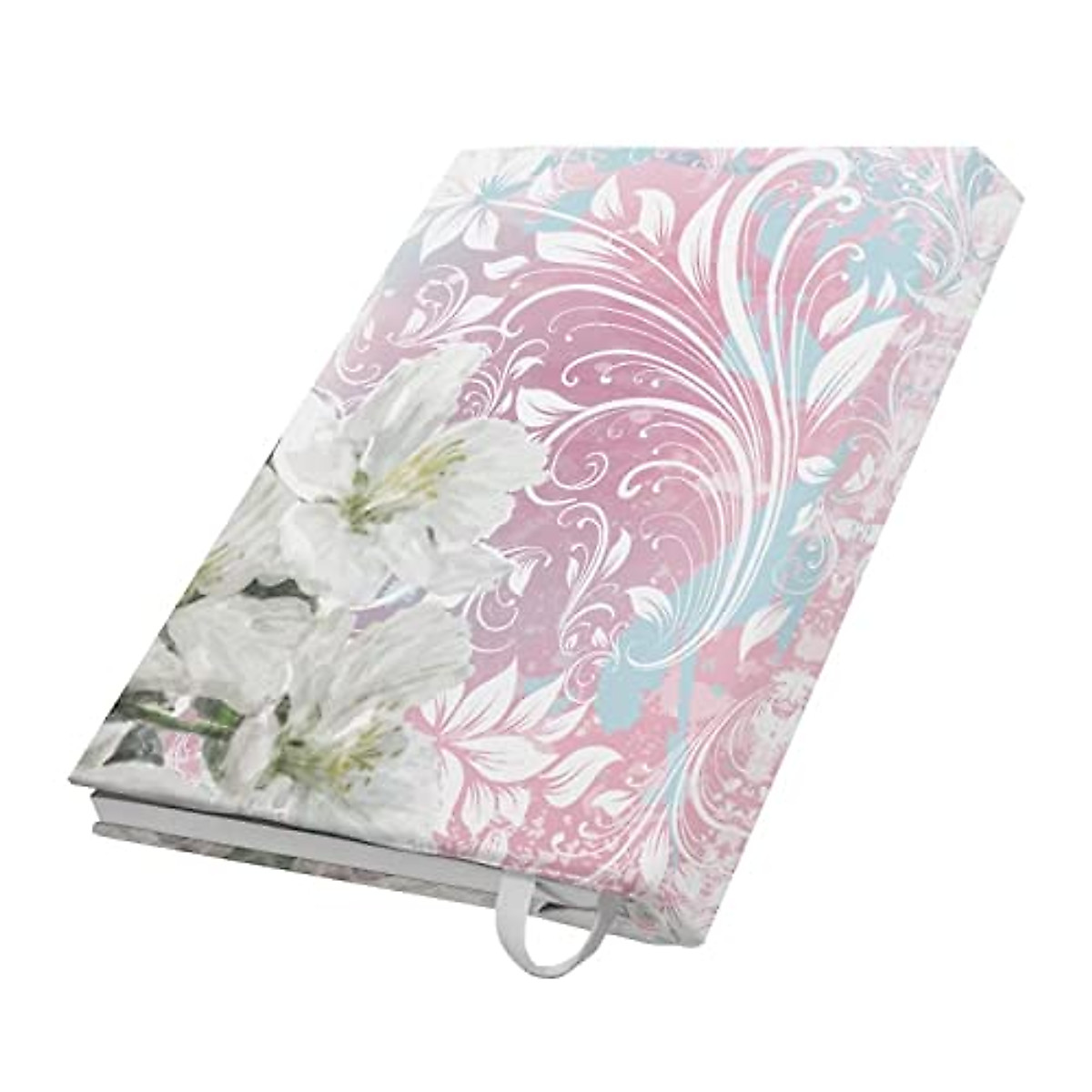 Flashideas Beautiful Flower Paperback Book Cover for Women Washable & Reusable Paperback Book Covers Fits Extra Large Hardcover Textbooks up to 9 x 11 Surprise Gifts
