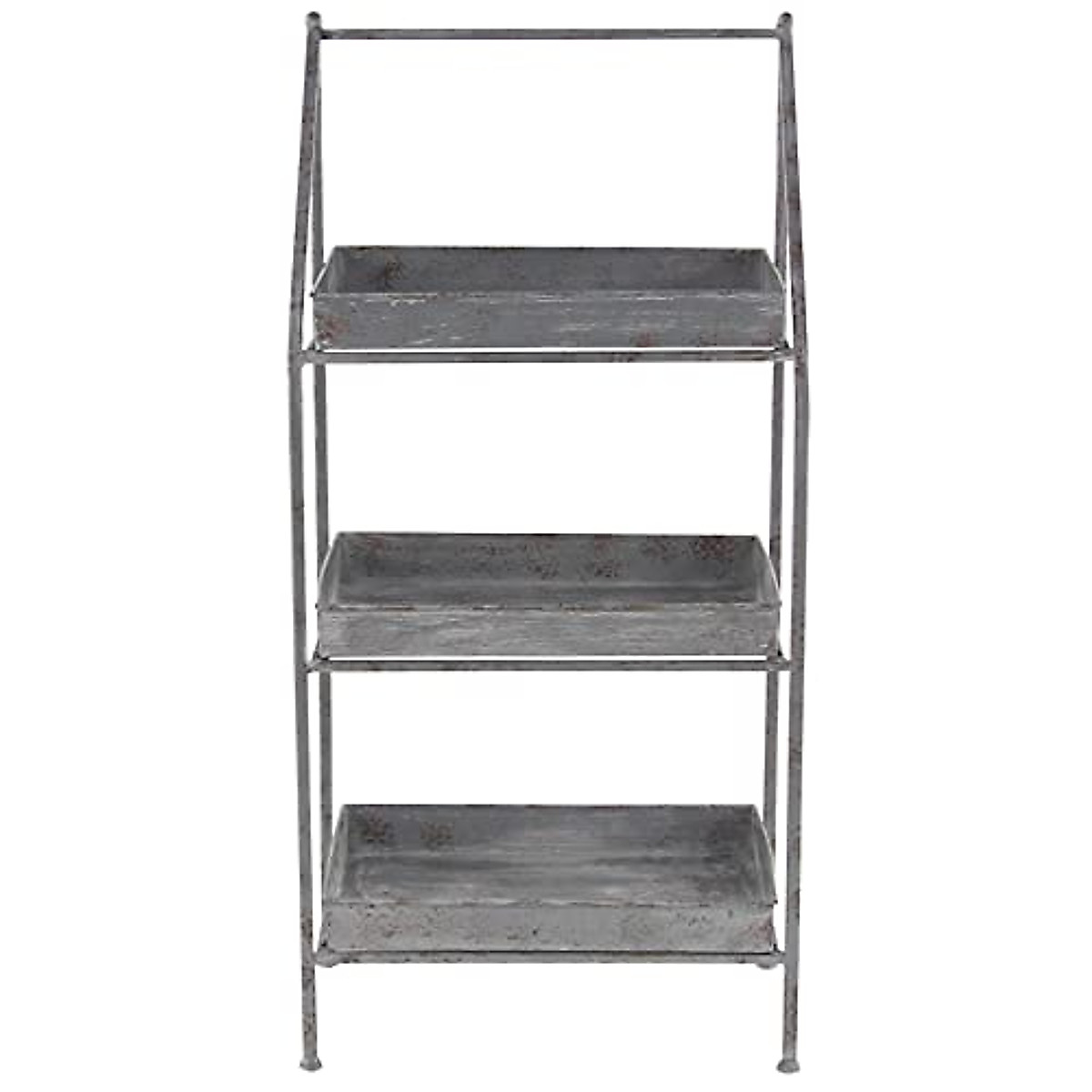 Deco 79 Plantstand, 11" W x 39" H, Gray