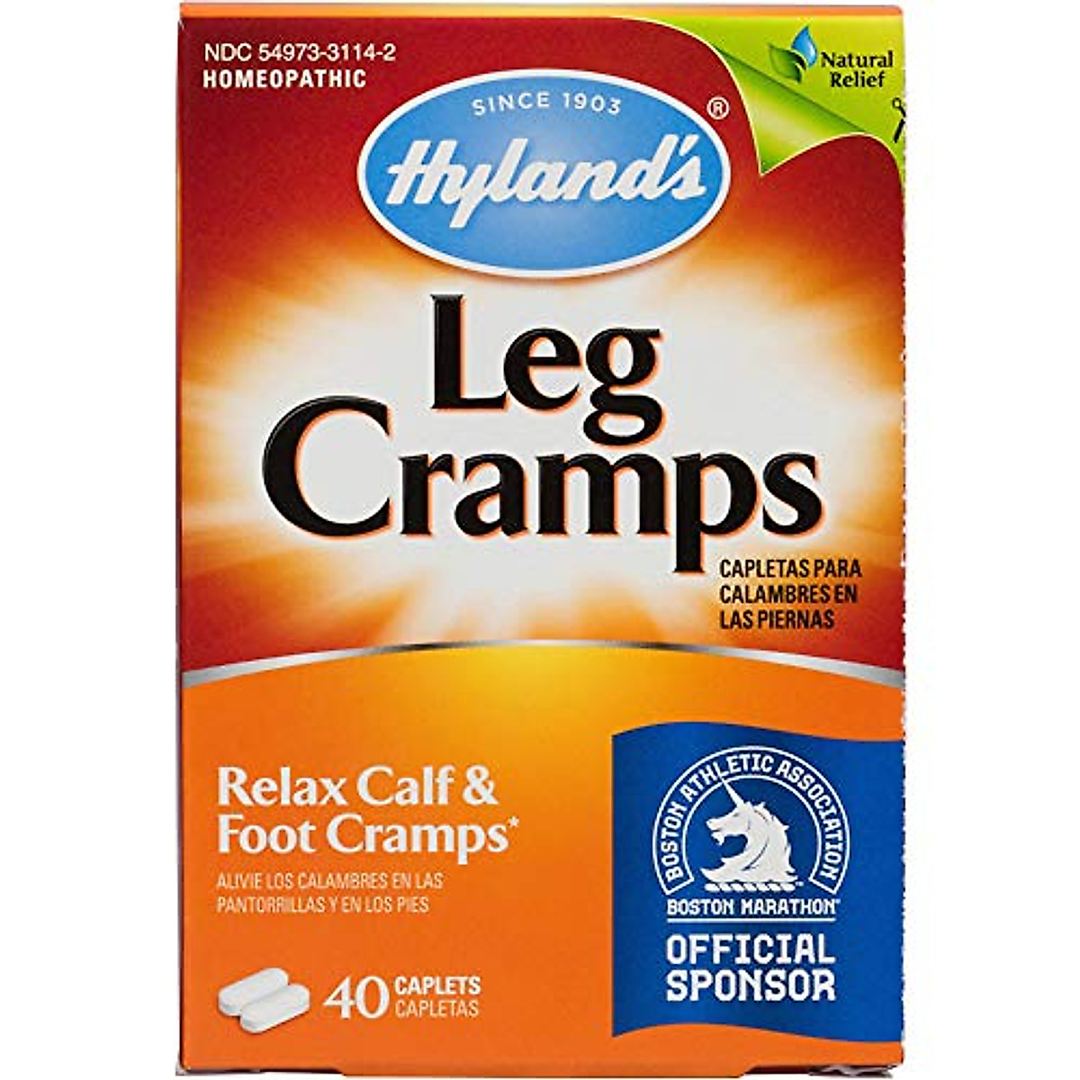 Hyland's Leg Cramps, Caplets, 40 ct. (Pack of 6)