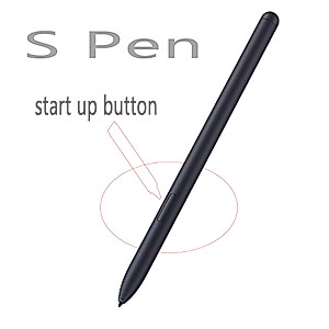 Galaxy Tab S7 Stylus Pen Replacement for Samsung Galaxy Tab S7, Tab S7+ Plus, Tab S7 FE, S8, S8+, S8 Ultra S Pen Stylus+ Tips/Nibs (Black Pen)