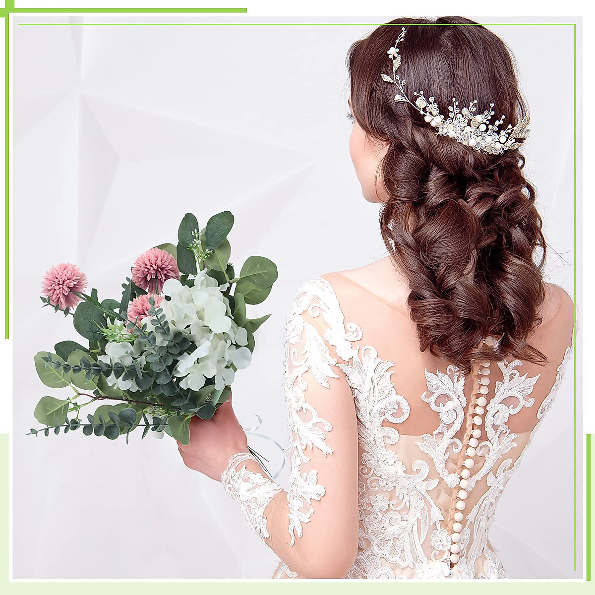 MTLEE 60 Pieces Artificial Eucalyptus Leaves Stems Greenery Fake Silver Dollar Eucalyptus Stems Faux Eucalyptus Plant Branches for Wedding Holiday Greens Bouquets Decoration