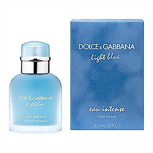 Dolce & Gabbana Light Blue Intense Eau de Parfum Spray for Men, 1.6 Ounce