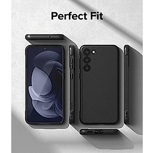 Ringke Onyx [Feels Good in The Hand] Compatible with Samsung Galaxy S23 Case, Anti-Fingerprint Technology Prevents Oily Smudges Non-Slip Enhanced Grip Precise Cutouts for Camera - Black