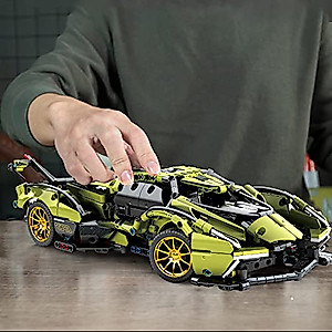 Mesiondy Sports Car Building Blocks Toys Boys or Adults Kits，1:14 MOC Building Set Raceing Car Model,Cars for Boys Age 12-16 8-14，(1039 Pieces)