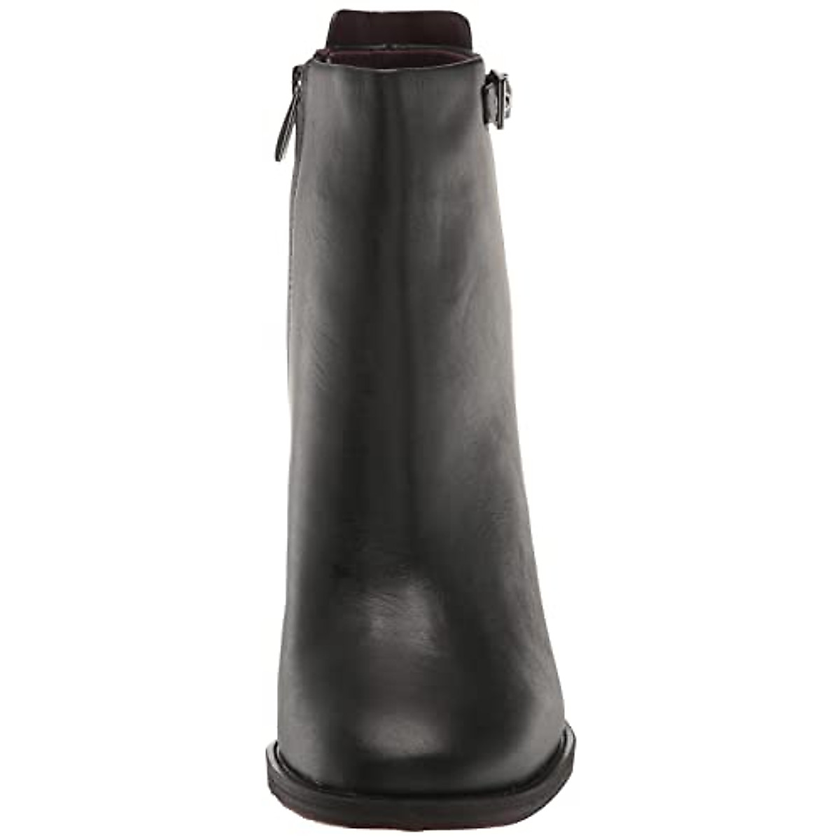 Franco Sarto Womens Rivet Bootie Black Leather 7 M