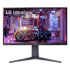 LG 32GQ750-B 32-inch Ultragear 4K UHD (3840 x 2160) Gaming Monitor, 144Hz, 1ms, AMD FreeSync Premium, HDR10, Reader Mode, Built-in Speaker, HDMI, DisplayPort, Tilt/Height/Pivot Stand, Black
