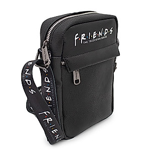 Buckle Down Friends Bag, Crossbody, Logo, Vegan Leather
