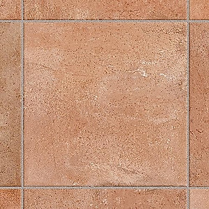 SomerTile FEM13MNC Manises Cuero x 13-1/8" Ceramic Floor and Wall Tile, Brown