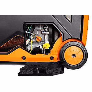 WEN DF450i Super Quiet 4500-Watt Dual RV-Ready Portable Inverter Generator with Fuel Shut-Off