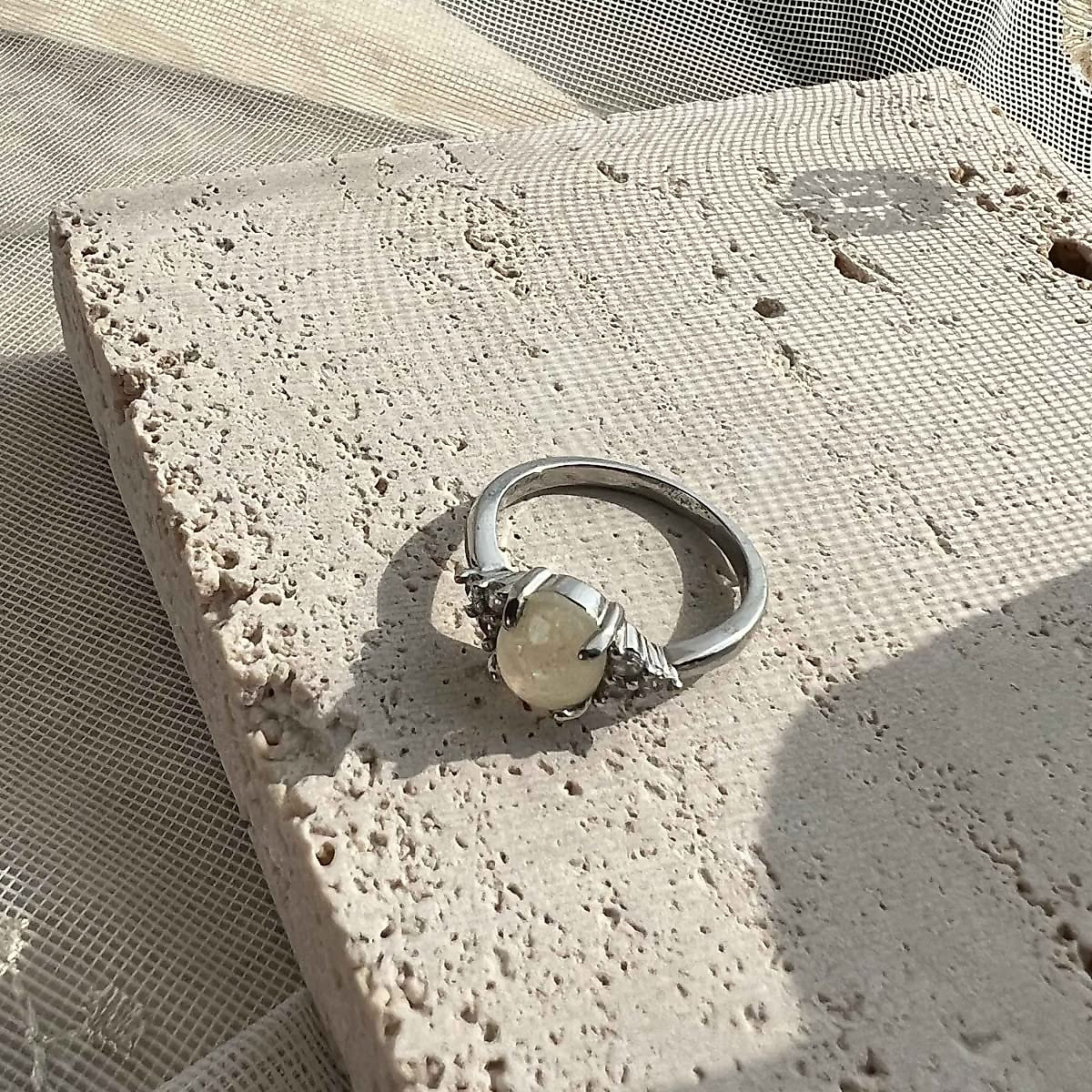 Birthstone Promise Rings Heart Love Ring 1 Stone for Women Mothers Day Gifts With Birthstones Her Best Friends Jewelry Mother Daughter Personalized Engraved Custom Name Sterling Silver (3)