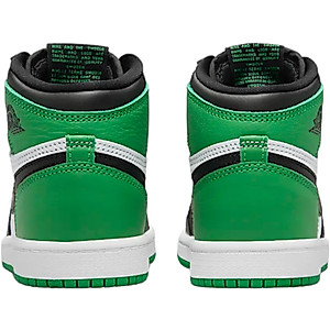 Nike Preschool Air Jordan 1 High Retro High OG PS FD1412 031 Lucky - Size 2y,Black/Lucky Green-white