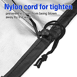 TJFU Grill Cover,BBQ Grill Cover for Outdoor Grill,Waterproof Gas Grill Barbecue Cover for Weber,Char Broil,Brinkmann,Nexgrill Grills etc