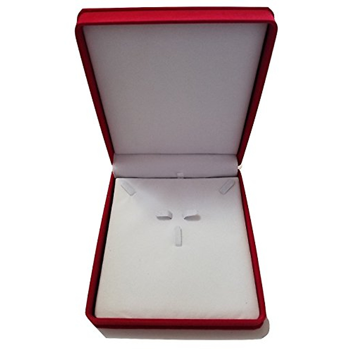 JM Future Velvet Set Gift Box for Jewelry, Necklace/Earring/Bracelet, X-Large, Red