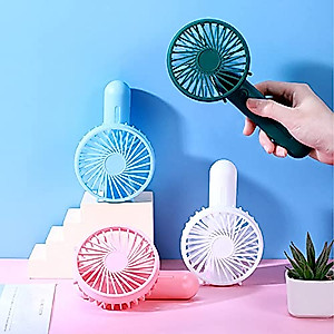 poxiao Handheld Fans Folding Personal Portable Mini Quiet Small Pocket Rechargeable Usb For Kids Adults Women Gift Travel Outdoors (White), 7.7*3.5*1.4, 213141251