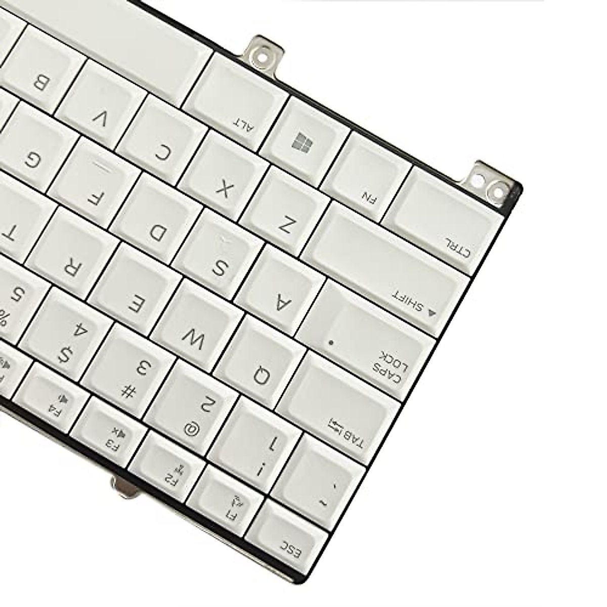 ZAHARA Laptop RGB Keyboard US English with Backlit Replacement for DELL Alienware Area 51M R1 AWAR51M-7350WHT 07FJHC / Alienware 17 R5 062W10 62W10 PK132F11B00 NSK-EYBBC