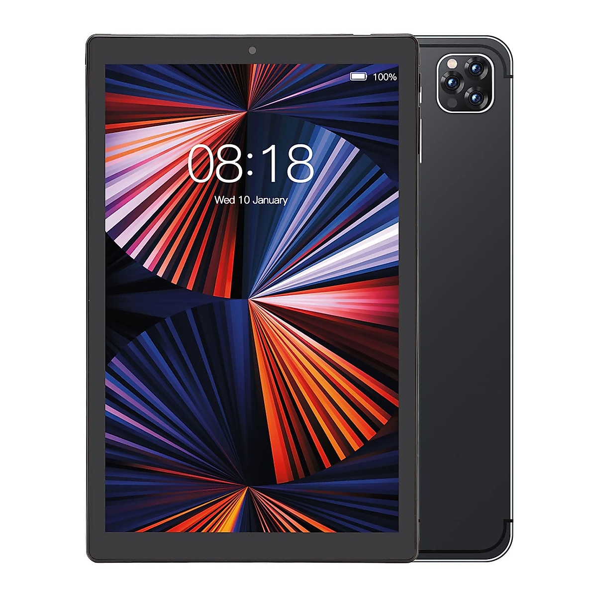 10 inch 11.0 Tablet, 2.4G 5G WiFi Phone Tablet, 3G Phone Call, 4GB 64GB 128G, 1080x1920 IPS HD, 10 Core, Dual Sim Card, Front 800w Rear 1300w, BT, Touch Screen