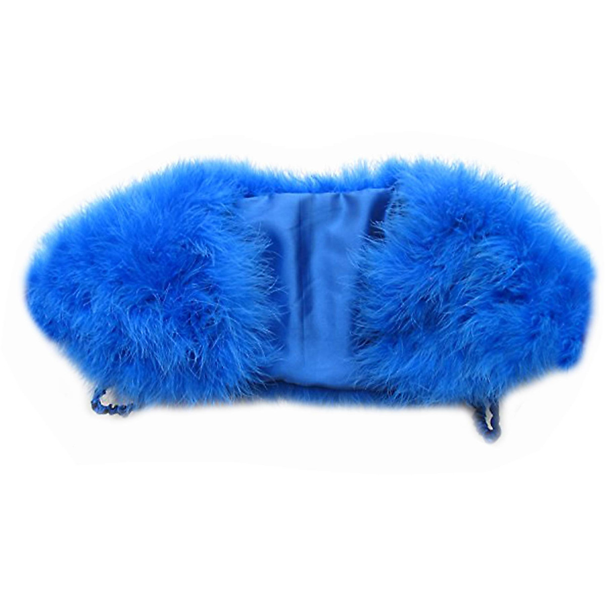 Real Ostrich Feather Bridal Shawl Cape Fluffy Wedding Party Only Fit Less Than 40cm Shoulder Width