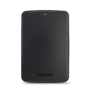 Toshiba Canvio Basics 1TB Portable Hard Drive - Black (HDTB310XK3AA)