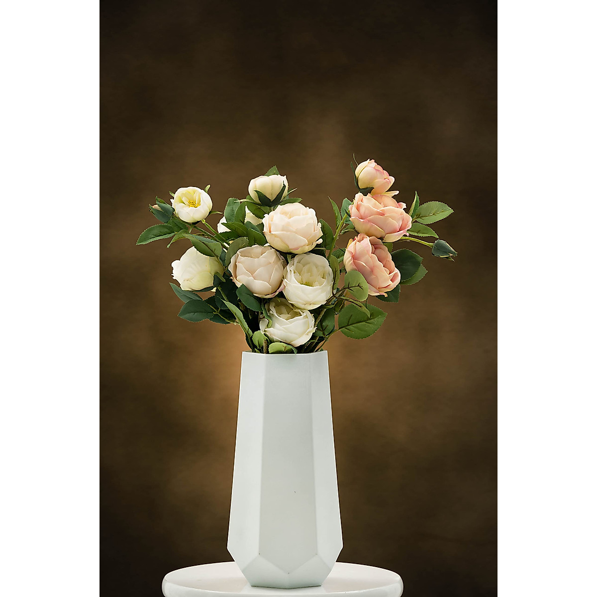 Kate 5x6.5ft Collapsible Backdrop Pop Up Photography Backdrops Grey Brown Portable Background for Headshot, for Portrait Photography, 5x6.5ft