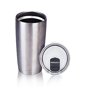 Covers For Yeti Magnetic Slider Replacement, 2-Pack Spill-Proof Maglsider Fit For Yeti Rambler 20 oz Tumbler, 10 oz Lowball and Mug