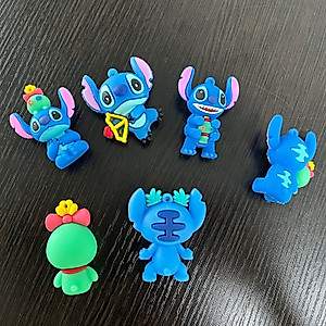 Educatgame 8Pcs Cartoon Cake Topper Sets for Cake Supplies for Boys Girls Birthday Party Decorations