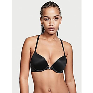 Victoria's Secret Body by Victoria Front Close Push-Up Bra, Black Lace, 36C